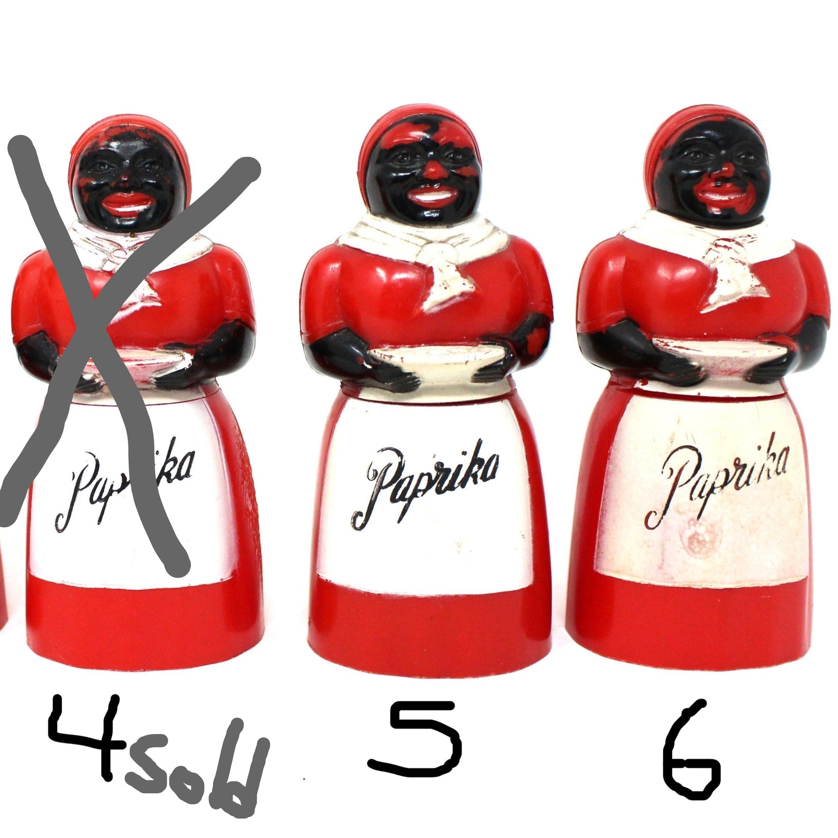 Paprika Shaker, Aunt Jemima, Black Americana Collectible, Vintage F&F ...