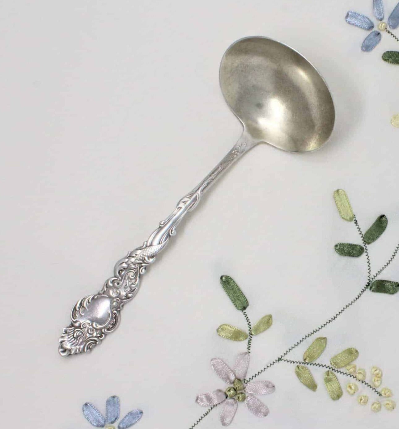 Ladle / Gravy Ladle, Rogers & Bros, Columbia, Antique Silverplate, SOL ...